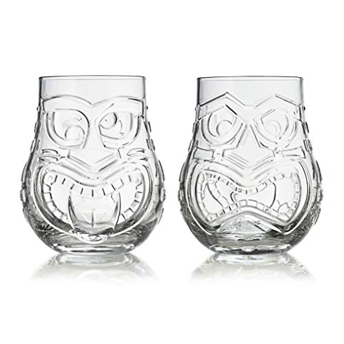 Libbey Tiki Split Tumbler Glasses, 15.75-ounce, Set of 4