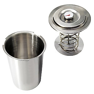 Meat Press Mold for Deli Meats, Press Ham Maker, Stainless Steel Meat Weight Press for Making Ham Deli Meat with Thermometer and Recipes, Seafood Meat Poultry Tools Kitchen Cooking Set for Party