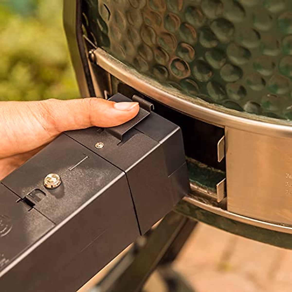 BARKMASTER BBQ ACCESSORIES Charcoal FastStart Blower Fan with Auto Shut-Off - Compatible with The Big Green Egg Line of Smokers - Big Green Egg Accessories