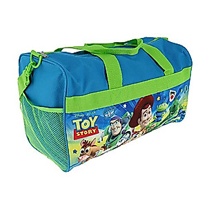 Boys Toy Story 18" Blue/Green Duffel Bag Standard