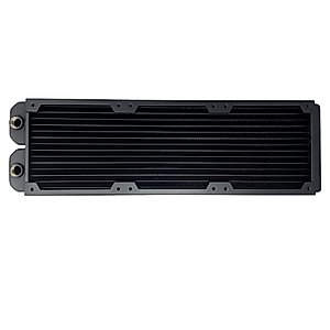 Shott Tech RAD360C Copper Water Cooling Radiator, 360mm, Slim Triple, Black