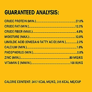 PEDIGREE High Protein Adult Dry Dog Food Beef and Lamb Flavor Dog Kibble, 17 lb. Bag