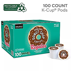 The Original Donut Shop Regular Keurig K-Cup Pack, (100 K-Cups)