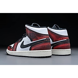 Nike AIR Jordan 1 MID SE Black/Infrared 23/White-SAIL DV9565 006 Men's Size 9