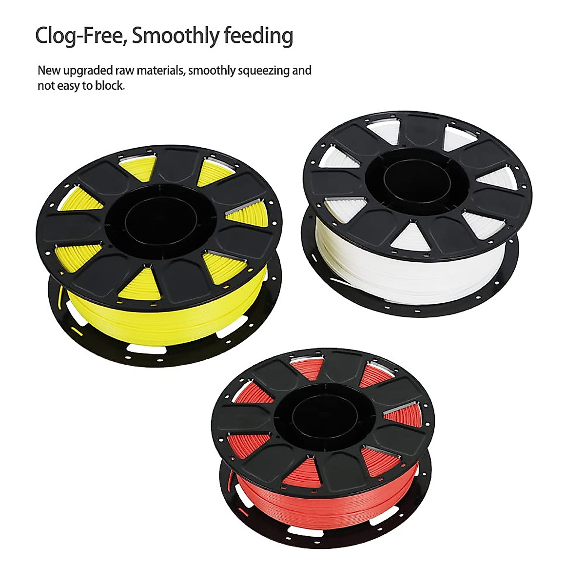 ARAMOVA Ender Series- PLA 3D Printer Filament 1.75mm, Upgrade Stronger Toughness Printing Consumables, Dimensional Accuracy ± 0.03 mm, 1 KG (2.2 LBS)