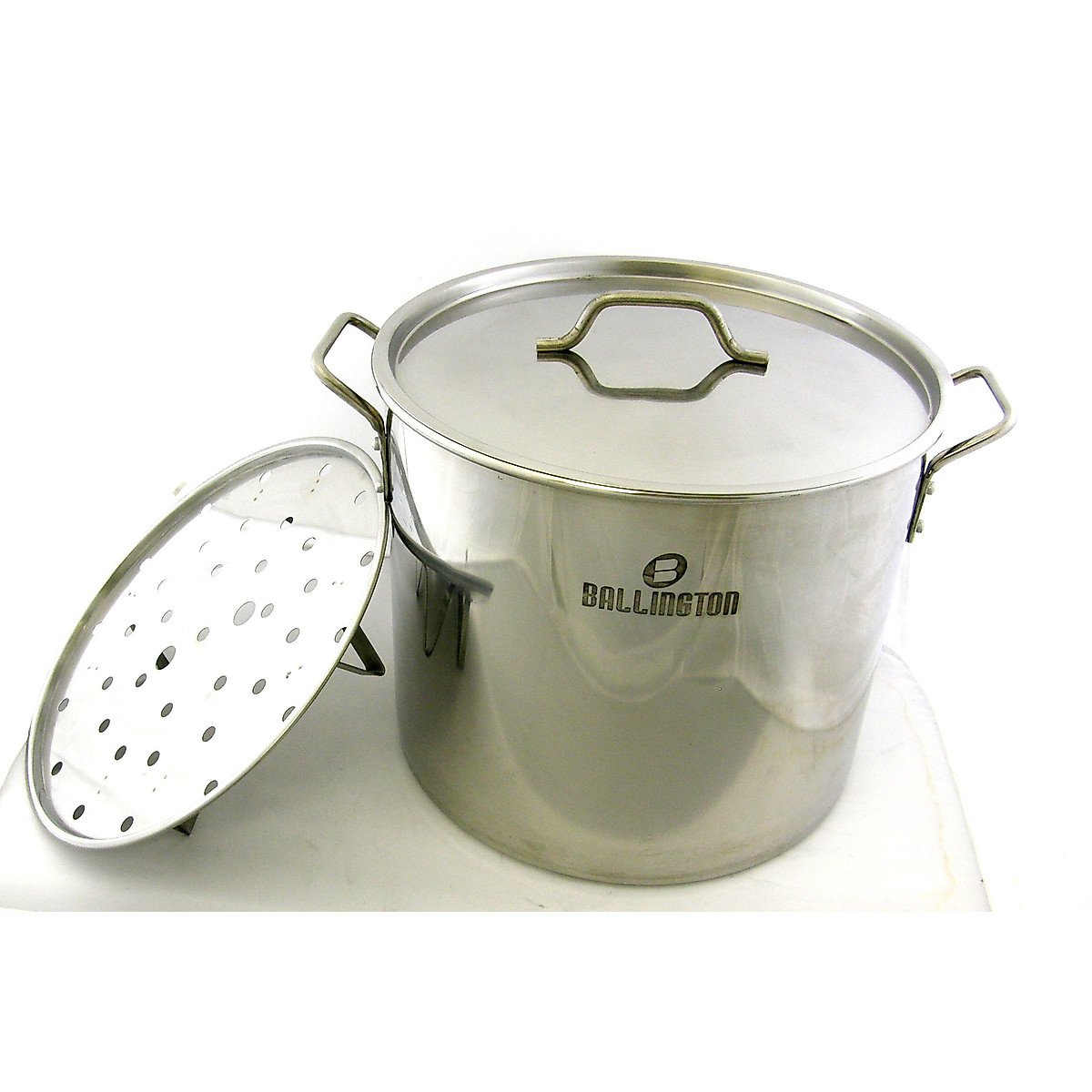 40 QT Quart 10 Gallon Stainless Steel Stock Tamale Steamer Pot Beer Brew Kettle