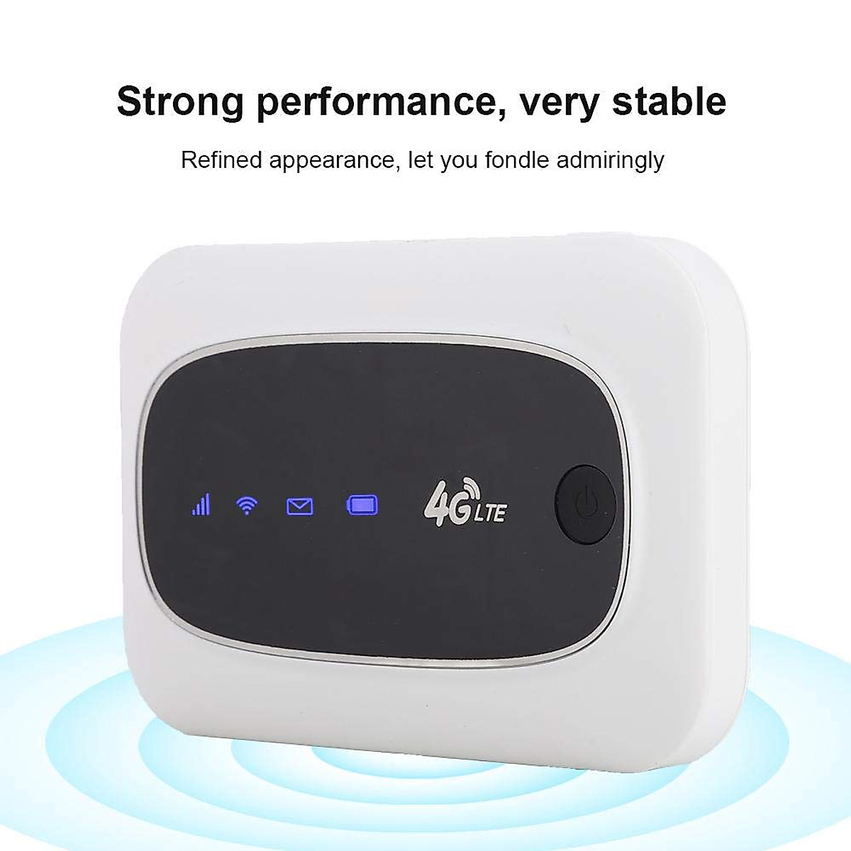 4G LTE Mobile WiFi Modem Mini Wireless Mobile Router Portable Pocket WiFi Router Hotspot for Indoor/Outdoor, Travel Partner Modem WiFi Gaming Router(White)