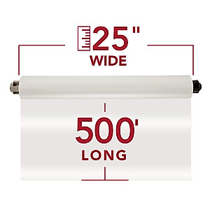 GBC Thermal Laminating Film, Rolls, Nap I, Ultima 65 EZ Load, 1.5 Mil, 25" x 500', 2 Pack (3000004EZ)