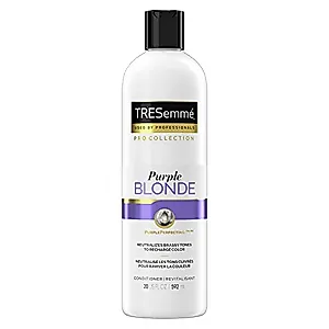 TRESemmé Pro Collection Purple Blonde Conditioner for Blonde and Silver Hair Hair Conditioner for Brilliant Color 20 oz