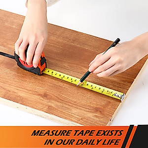 Yunsailing 15 Pack Tape Measure Bulk 16 Feet Retractable Measuring Tape Small Tape Measure Easy Read Tape Measure with Fractions 1/8 Measurement