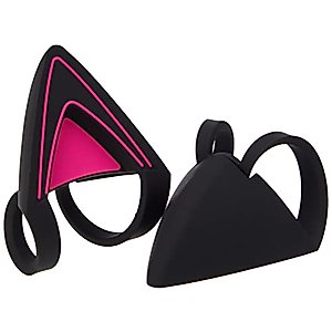 Razer Kitty Ears for Kraken Headsets: Compatible with Kraken 2019, Kraken TE Headsets - Adjustable Straps - Water Resistant Construction - Neon Purple