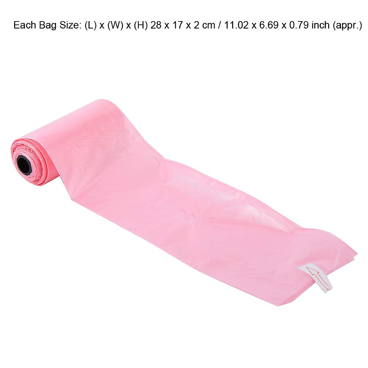 20 Rolls Diaper Bags, 28 x 17 x 2 cm Diaper Bag Waste Pick Up Bag for Newborn, Helpful Baby Item,