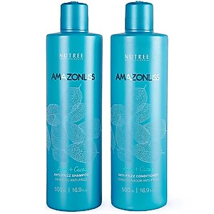 Anti-Frizz Natural Shampoo & Conditioner Set for Keratin-Treated Hair - Prolongs Smoothness, Moisturizing, Nourishes and Strengthens - 16.9 fl.oz