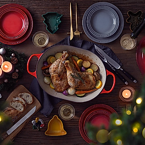 Le Creuset Enameled Cast Iron Signature Oval Casserole, 3.75 qt., Cerise