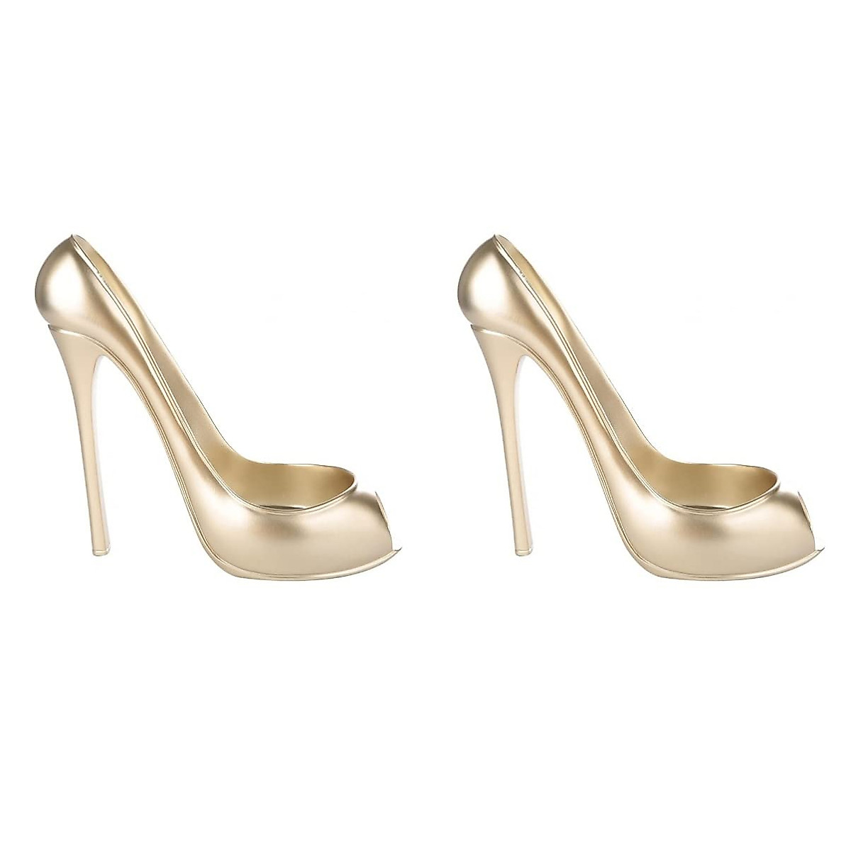 Cabilock 2 Pcs Wine Rack Wine Bottle Holder High Heel Shoe Wine Holder Table Top Display Stand Desktop Organizer Shelf Wine Bottle Rack Wine Bottle Storage Shelf Decorative Bottle Shelf