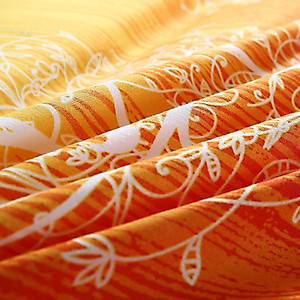 Swanson Beddings Rainbow Tree 7pc Duvet Bedding Set: Duvet Cover, Two Pillow Shams and Two Pairs of Standard Pillow Shams (Oversized King, 7)