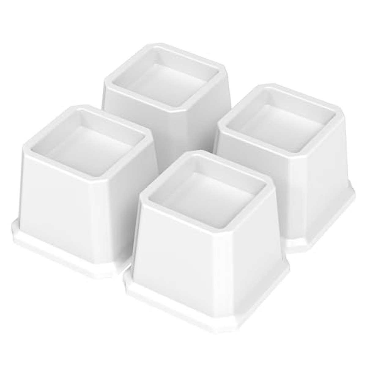 Napnapday Bed Risers 3 Inch Heavy Duty Bed Furniture Elevators, 1,500 ...