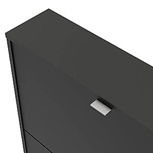 9 Pairs Manufactured Wood Shoe Storage Cabinet