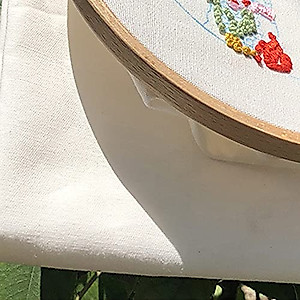 Mantouxixi Embroidery Starters Kit with Pattern & Instructionsfor Beginners, Cross Stitch Kits with Embroidery Hoops, Stamped Embroidery Cloth, Colored Threads and Needles