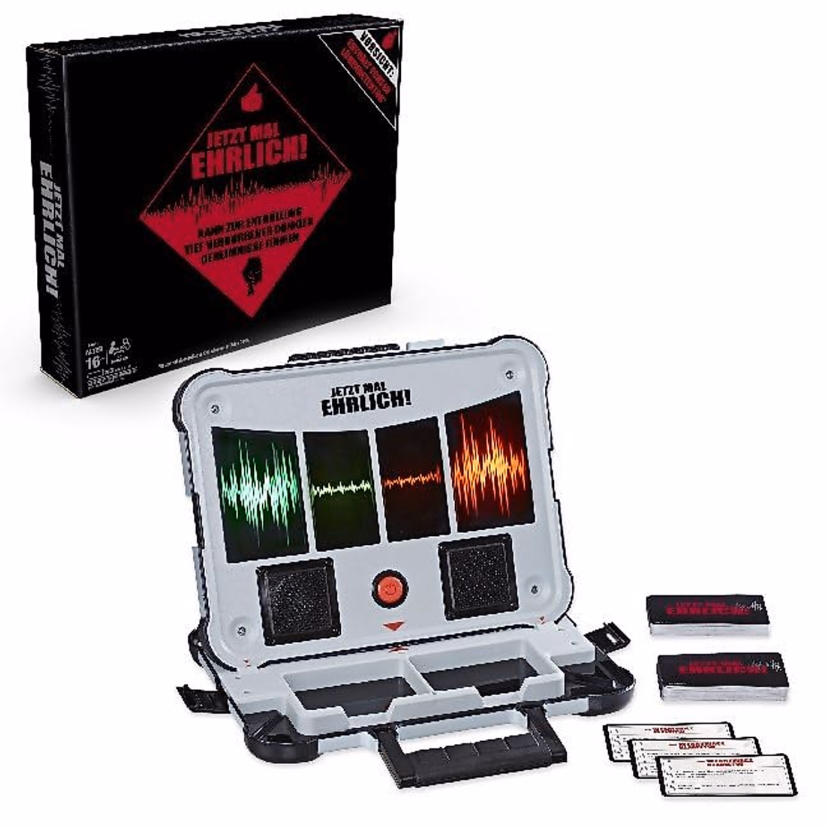 Hasbro E4641100 Honestly, Party Game with Lie Detector, for 2 and More Players, from 16 Years, Multicoloured, Standard Size