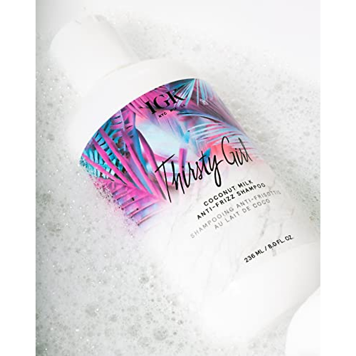 IGK Thirsty Girl Coconut Milk Anti-Frizz Shampoo 236 ml / 8 oz