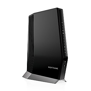 NETGEAR Nighthawk Cable Modem with Built-in WiFi 6 Router (CAX80) - Compatible with All Major Cable Providers incl. Xfinity, Spectrum, Cox | Cable Plans Up to 6Gbps | AX6000 WiFi 6 speed | DOCSIS 3.1