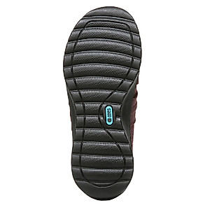 BZees Women's Glimmer Slip-Ons Loafer, Windsor Red Shimmer, 7.5 Wide