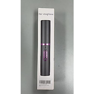 JMFONE Cordless Hair Straightener, Mini Cordless Flat Iron 2 in 1, Portable USB-C Rechargeable 5000mAh Battery, Ceramic Plate, Quick Heat & 3 Adjustable Temp,Travel Size Preferred for Women Girl