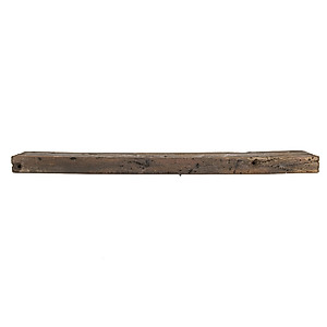 Creative Co-Op Wood Floating Wall Shelf, Large, Brown