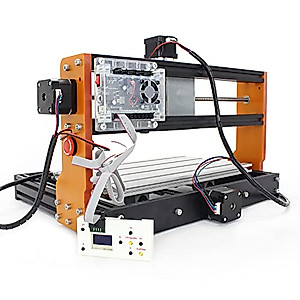 CNCTOPBAOS Upgrade 3018 Pro CNC Router Kit,with GRBL Offline Controller,with 3 Axis Limit Switches,Emergency Stop,3018-PRO DIY Mini Desktop Cutting Wood Acrylic PVC PCB Engraving Milling Machine