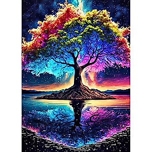 LWZAYS Diamond Painting Kits for Adults,5D DIY Full Drill Round Art Gems Vertical Diamond Art Perfect for Home Wall Decor 12x16 Inch/30 * 40cm
