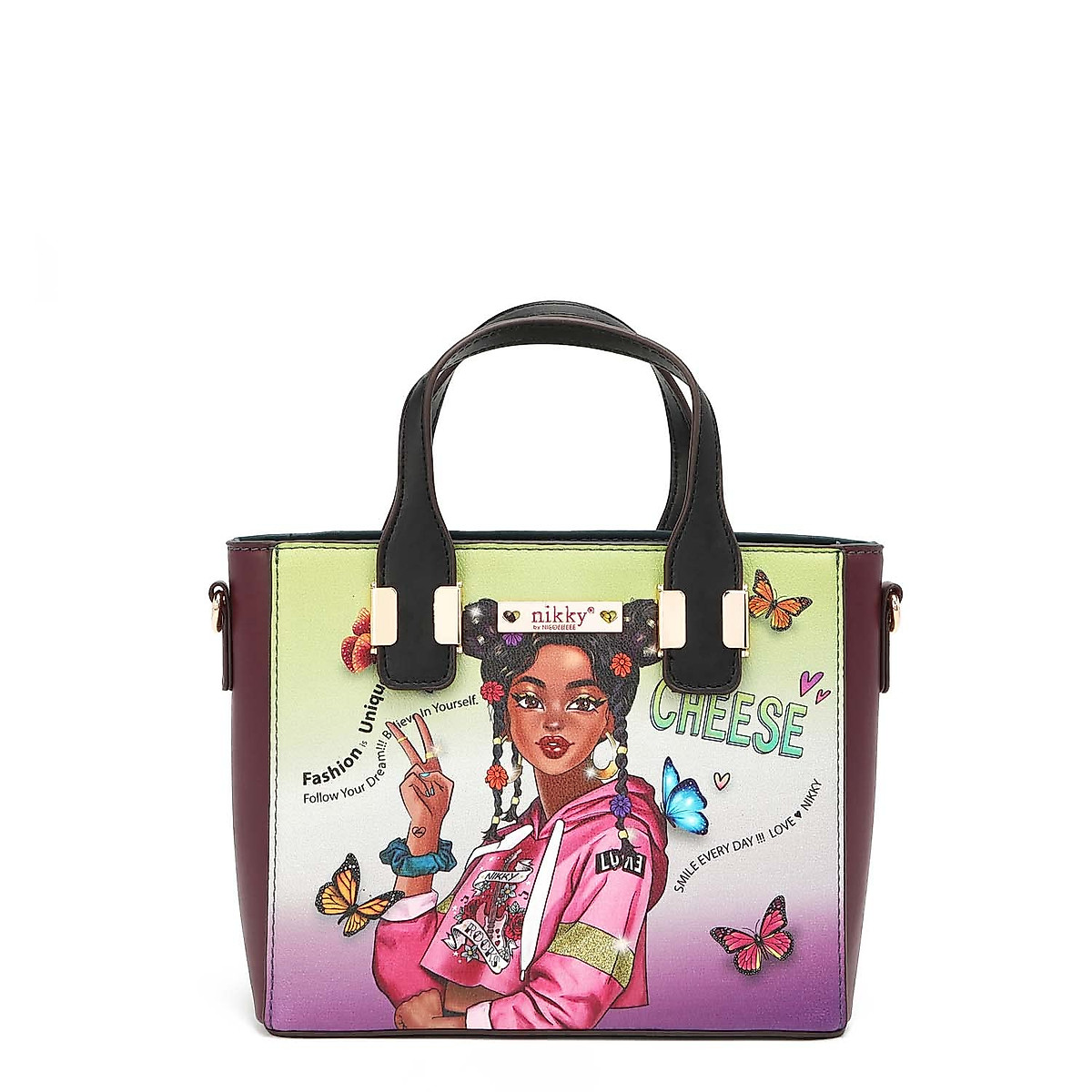 Nikky Alyssa Dreams Future Tote Bag 3 Pc Set