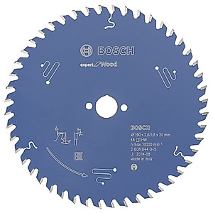 Bosch 2608644045 EXWOH 7.48" x 20mm 48T Circular saw blade Top Precision