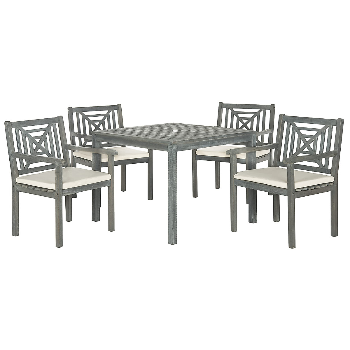SAFAVIEH Outdoor Living Collection Del Mar 5-Piece Dining Set