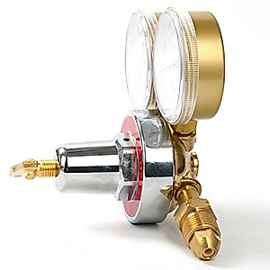 YaeTek Acetylene Regulator Welding Gas Welder Acetylene Gauge for Torch Cutting Kits CGA 510
