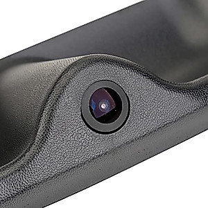 Arokzn Rear View Backup Camera Tailgate Handle Camera Compatible with Chevy Silverado and GMC Sierra Years 1999-2006,Tailgate Door Handle Replacement Camera(Color: Black)