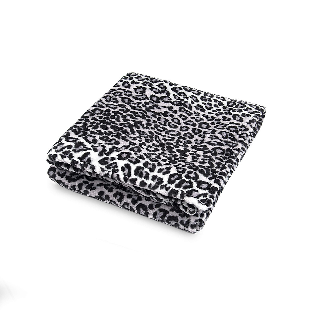 Tadpoles Super Soft Throw Blanket - Snow Leopard Print | 50" x 70" | Made of 100% Ultra-Soft Microdenier Polyester | Ideal as a Throw on a Bed, Sofa or Chair & Blanket for Picnic or Camping