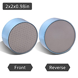 Double Sided Crystal Hair Eraser,Magic Hair Eraser,Crystal Hair Remover for Arms Legs Back,Reusable & Washable (Blue)