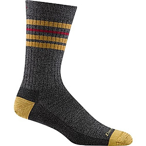 Darn Tough Men's Letterman Crew Lightweight Sock (Style 6069) - Charcoal, X-Large