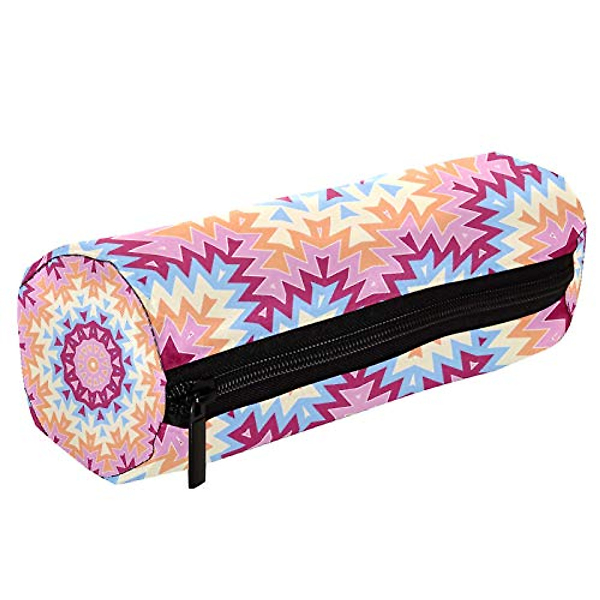 Ethnic Style Floral Pencil Bag Pen Case Stationary Case Pencil Pouch Desk Organizer Makeup Cosmetic Bag for School Office