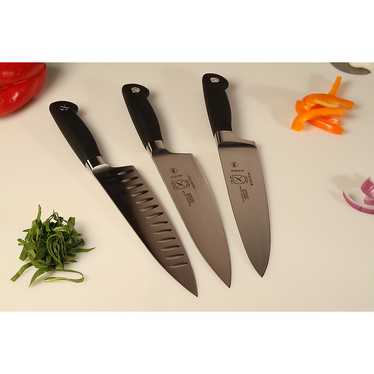 Mercer Culinary M21078 Genesis 8-Inch Short Bolster Chef's Knife,Black