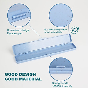 Small Pencil Box - Plastic Pencil Case for School Boys and Girls School Supply,Pencil Cases for Adults,Pencil Case Aesthetic,Multipurpose Brushes Box, Cosmetic Pencil Cases,Travel Toiletry cases