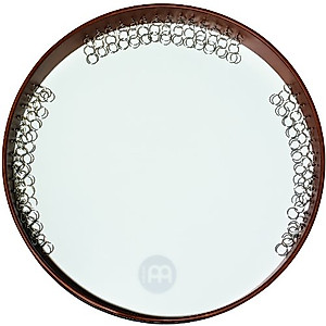 Meinl, 20 inches Frame Drum with Metal Rings, DAF-NOT Made in China-Coated Synthetic Head, Antique Brown Finish, 2-Year Warranty, 20" Diameter (FD20D-TF)
