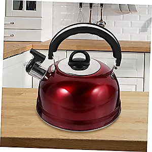 UPKOCH Buzzing Kettle Cordless Electric Kettle Japanese Tea Kettle Camping Teapot Stovetop Tea Kettle Coffee Gifts Hot Water Kettle Food Grade Tea Pot Tea Pots Kettle Tea Red Gas