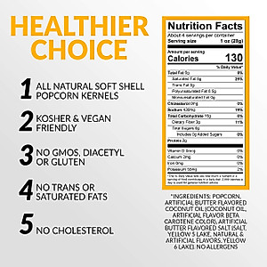 Nostalgia KPP424 Best Tasting Premium 4-Ounce Popcorn, Oil & Seasoning Salt All-In-One Packs - 4 Ounce (Pack of 24)