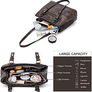 BOSTANTEN Women Handbag Genuine Leather Shoulder Bags Soft Designer Top Handle Purses