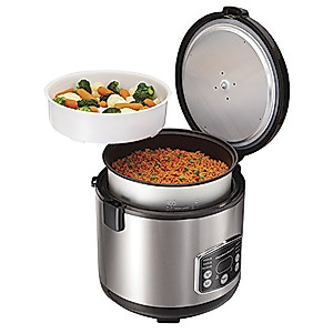 Hamilton Beach Rice & Hot Cereal Cooker, 10-Cups uncooked resulting in 20-Cups (Cooked), 37541