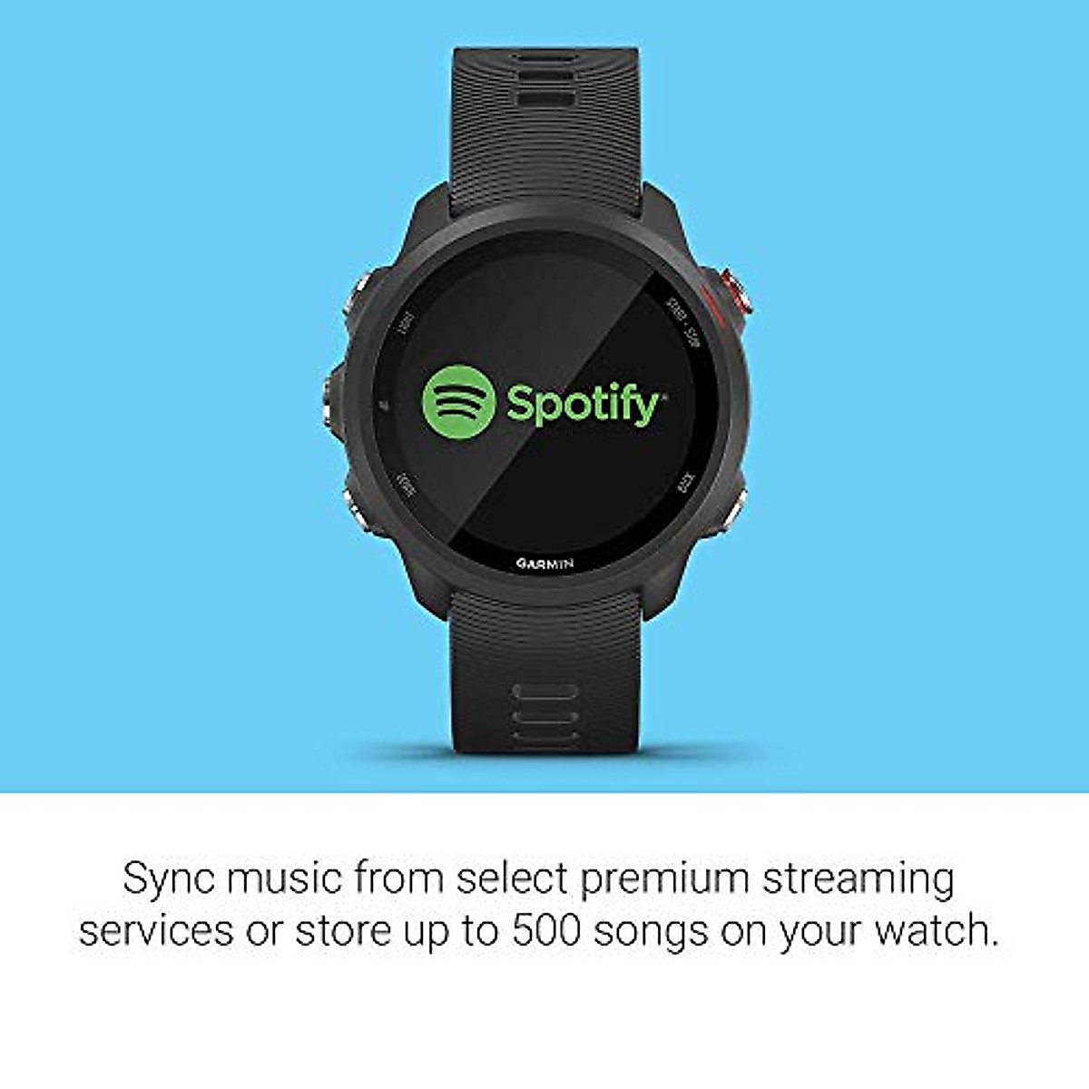 Garmin Forerunner 245 Music, GPS Running Smartwatch with Music and Advanced Dynamics, Black (Renewed)