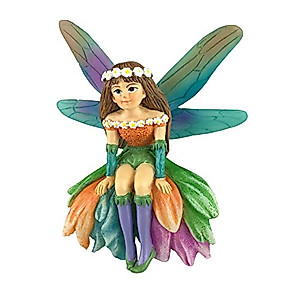 GlitZGlam Daisy The Gorgeous Miniature Fairy for Your Fairy Garden/Miniature Garden