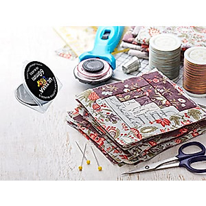 Ultima 60mm Rotary Cutter Blades – 10 Blades Per Pack – Fits Most Rotary Cutters Including Fiskars, Olfa, Martelli and TrueCut – Cuts Quilting Fabric, Leather, and More